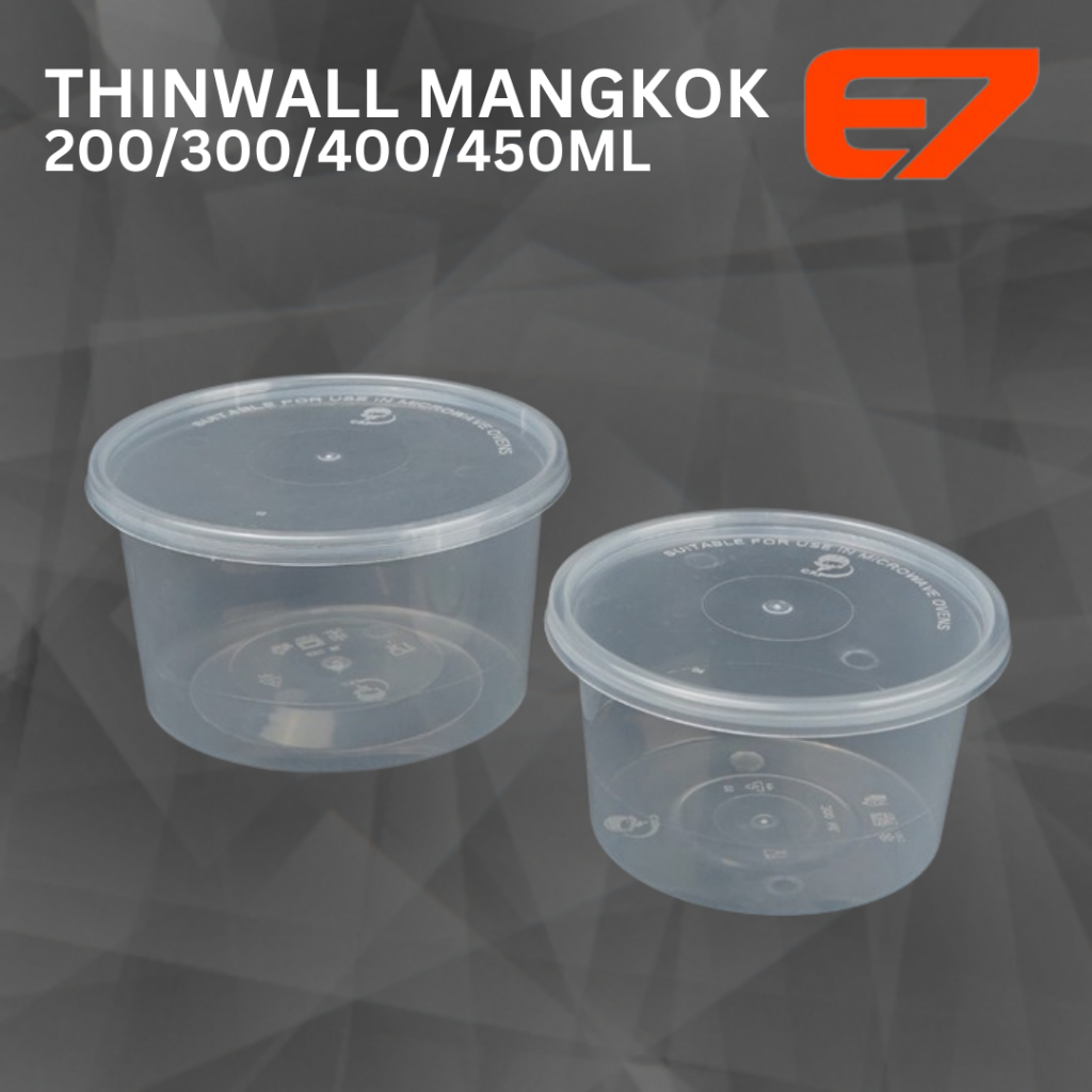 Jual Thinwall Victory Round Bowl 300ml And 450ml Isi 25pcs Lunch Box
