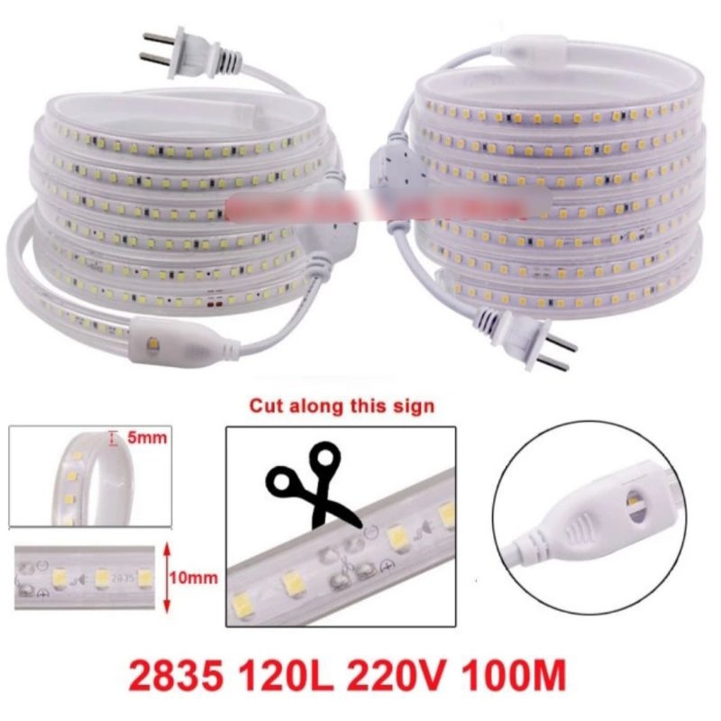 Jual LAMPU LED STRIP SELANG 2538 120 LED / METER FULL 100M FREE 5 ...