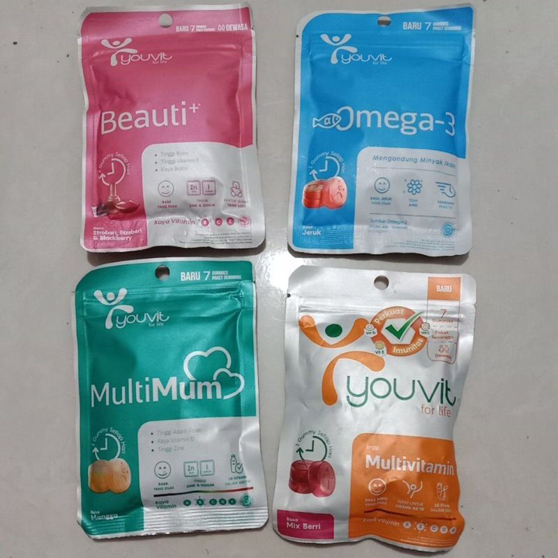 Jual Youvit 7 Gummies multivitamin dan omega | Shopee Indonesia