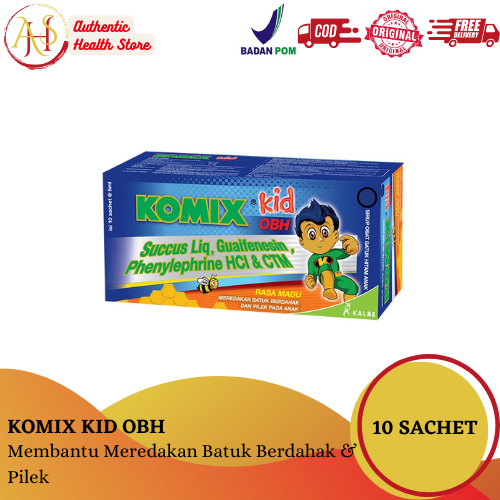 Jual Komix Kid OBH Box 10's Sachet / Obat Batuk Berdahak / Obat Pilek ... Jual Komix Kid OBH Box 10's Sachet / Obat Batuk Berdahak / Obat Pilek ...