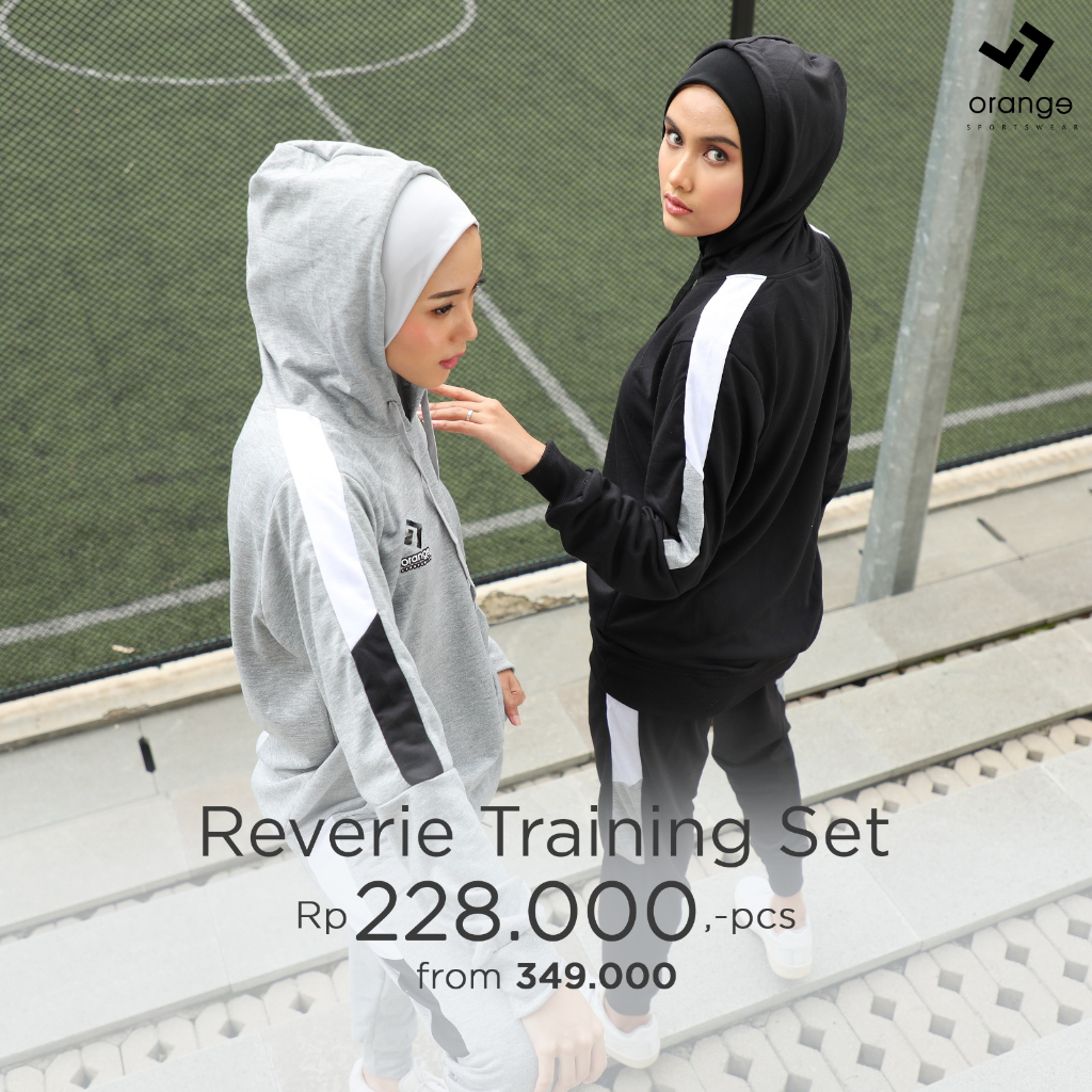 Jual Setelan Training Hoodie Olahraga Unisex Reverie Training Set by ...