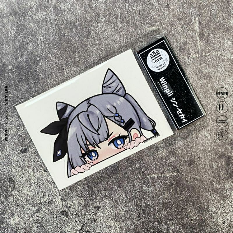 Jual Peeking Sticker Vestia Zeta Virtual Youtuber Hololive | Shopee ...