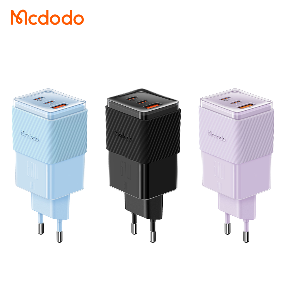 Jual MCDODO Adapter Charger 67W 3 Port Gan 5 Mini Technology PD Fast ...