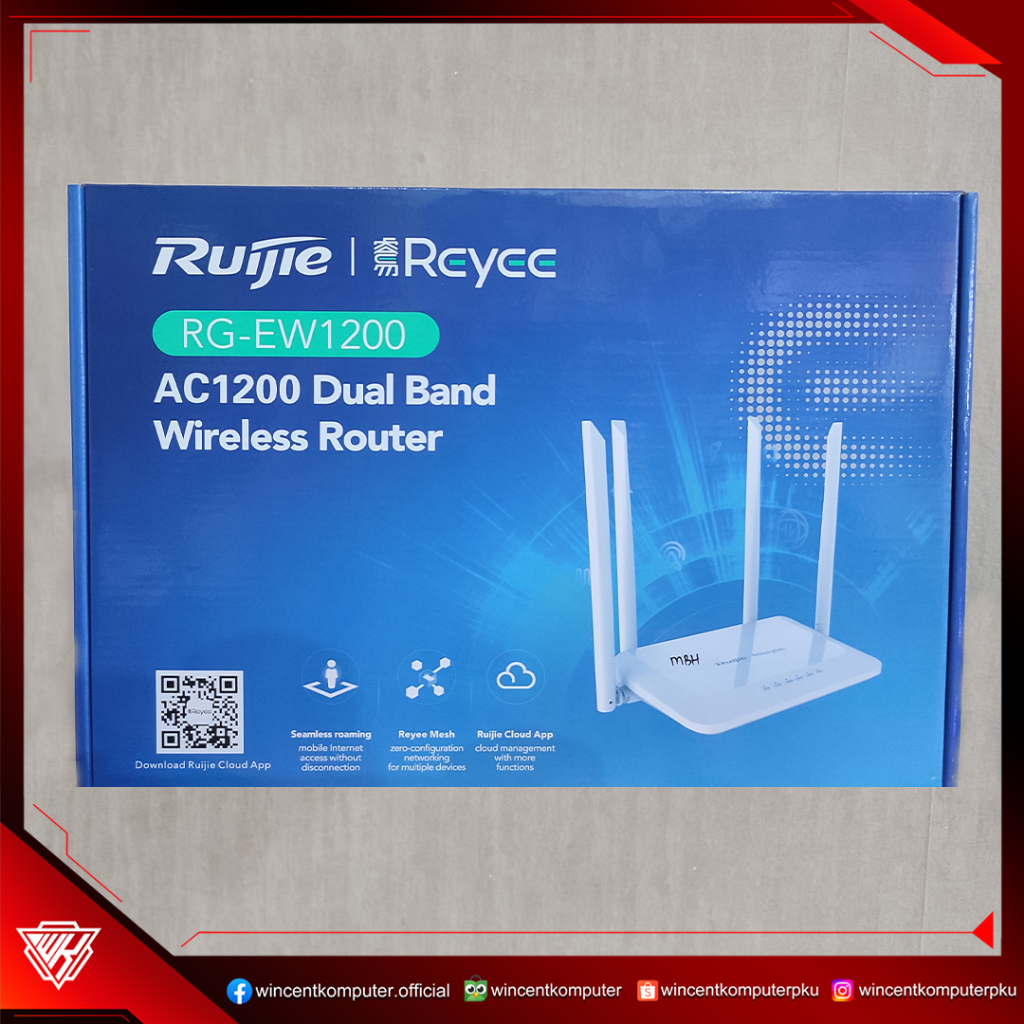 Jual Ruijie Reyee RG-EW1200 AC1200 Dual Band Wireless Router | Shopee ...