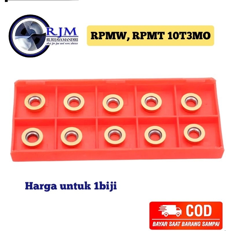 Jual harga untuk 1buah insert carbide insert bulat 10mm insert radius ...