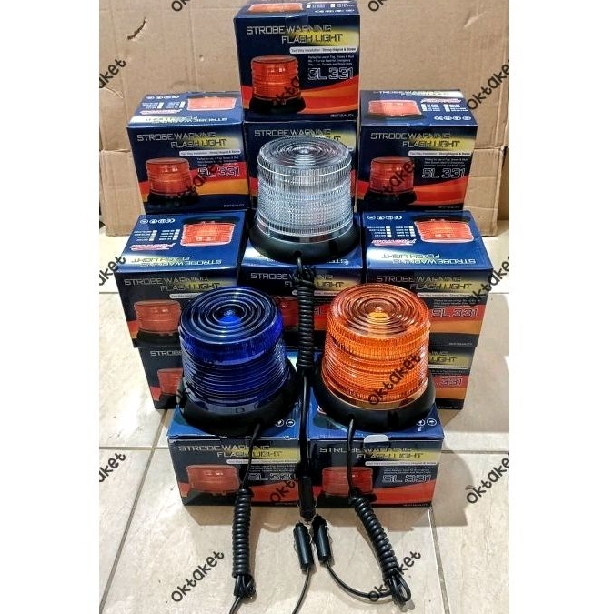 Jual lampu rotary truk Emergency LED Blitz Flash Phantom 12 - 24 Volt ...