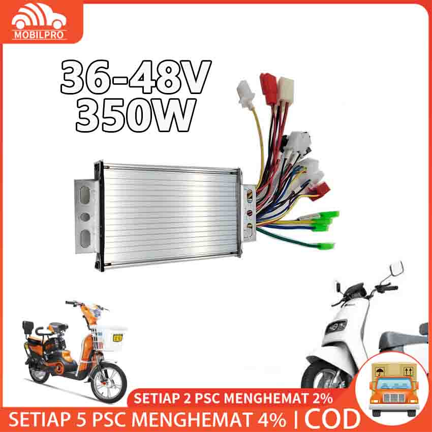 Jual Controller sepeda listrik 36V - 48V 350W Motor Controller ...