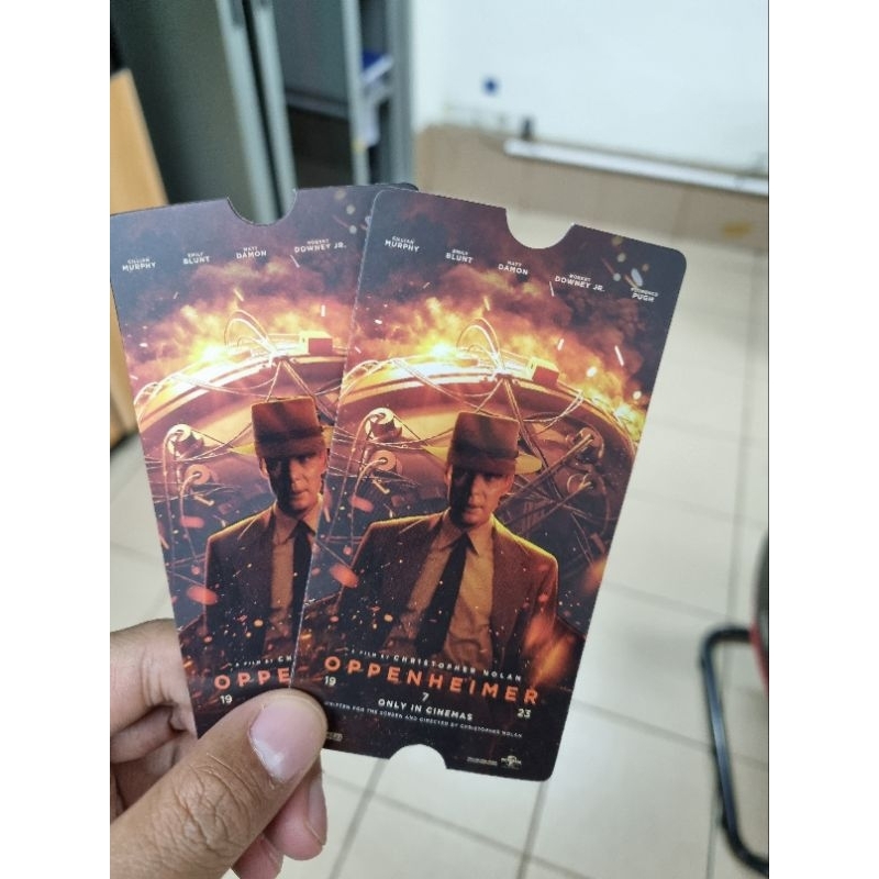 Jual Collectible Ticket CGV Oppenheimer | Shopee Indonesia