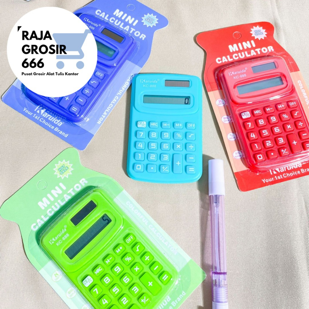 Jual KALKULATOR KARUIDA MINI K-888 CALCULATOR 12 DIGIT TERMURAH COD ...