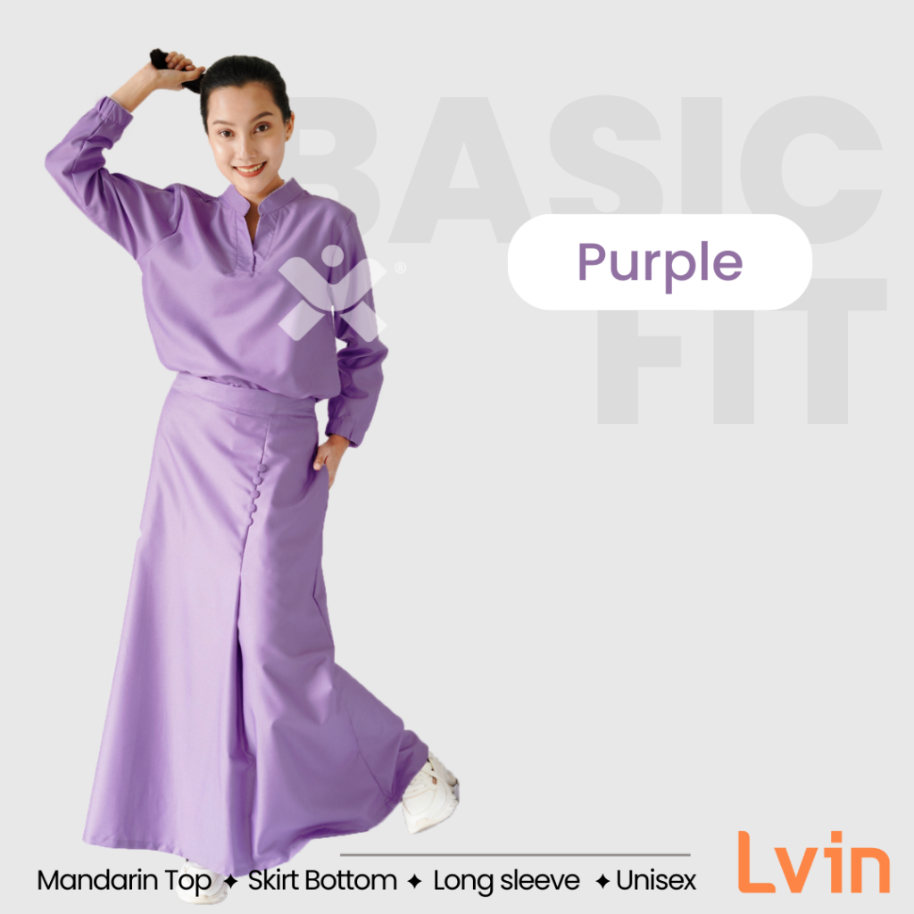 Jual [ Lvin ] FLARE SKIRT SCRUBS - Vol 01 - Baju OKA Rok Mandarin ...