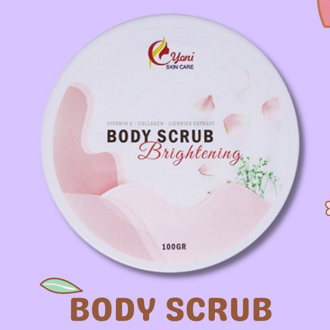 Jual BODY SCRUB YONI SKINCARE brightening BPOM ORIGINAL 100 gr | Shopee ...