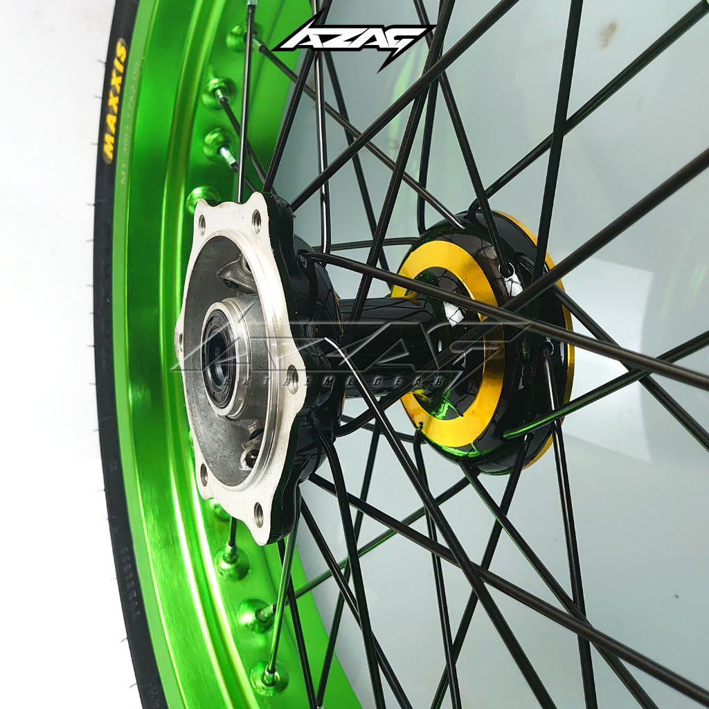 Jual ban set modif supermoto klx 230 ring 17 maxxis scarlet crossbone ...