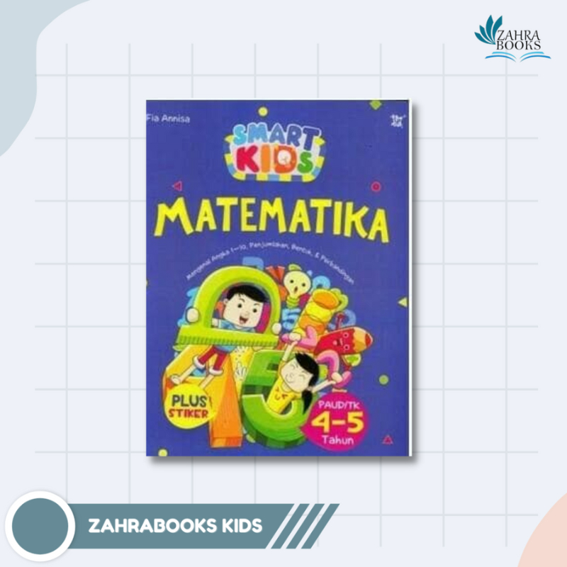 Jual AG - BUKU SMART KIDS MATEMATIKA PAUD TK 4-5 TAHUN (PLUS STIKER ...