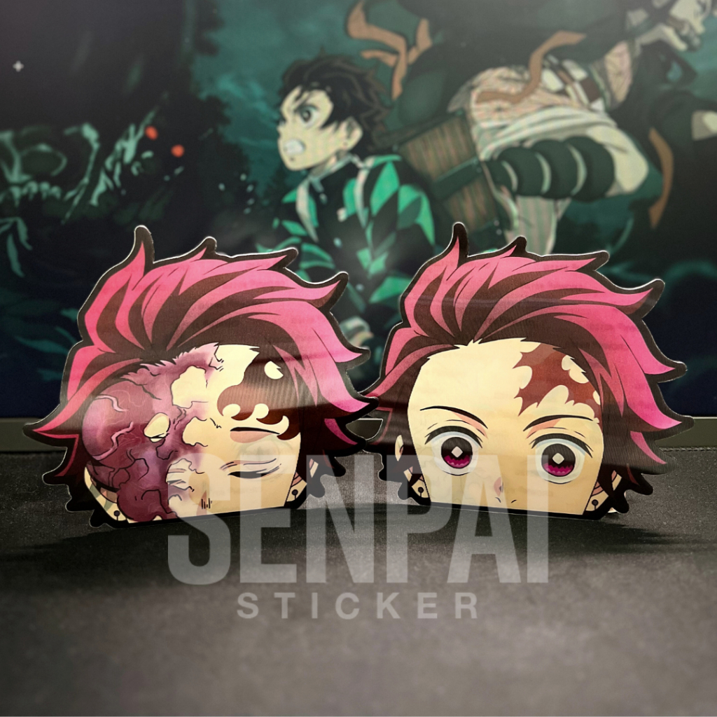 Jual Demon Slayer SENPAI STICKER Stiker Anime 3D TER MURAH Kimetsu no ...