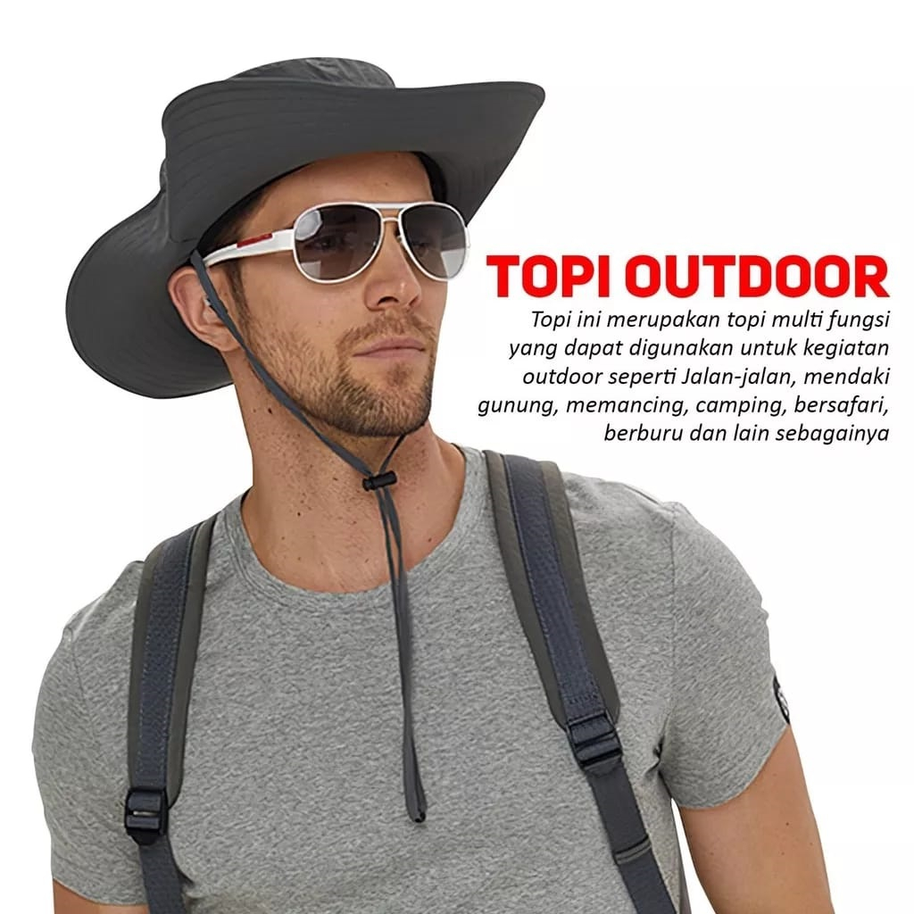 Jual TOPI OUTDOOR HIKING TOPI PENDAKI TERBARU | Shopee Indonesia