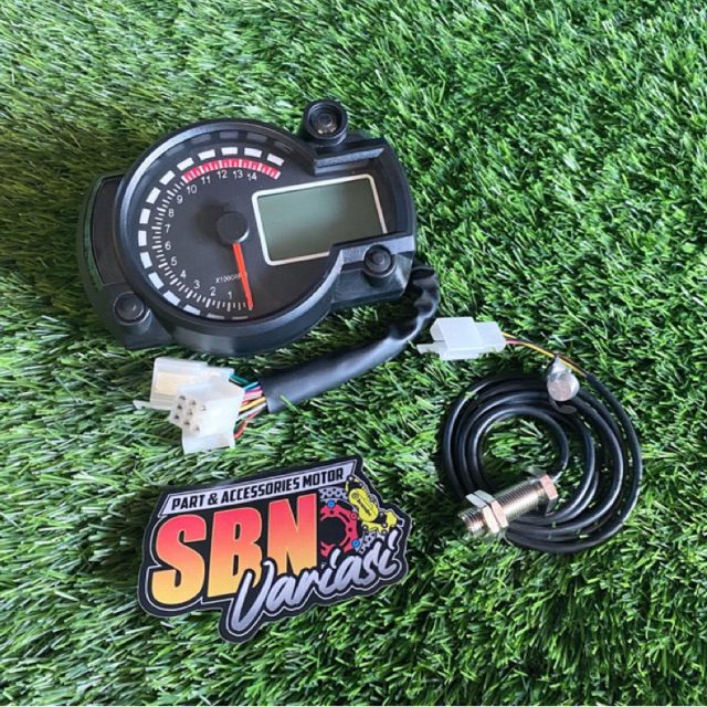 Jual SPIDOMETER KOSO RX2N SPEEDOMETER DIGITAL SENSOR JAM MOTOR CB GL MP ...