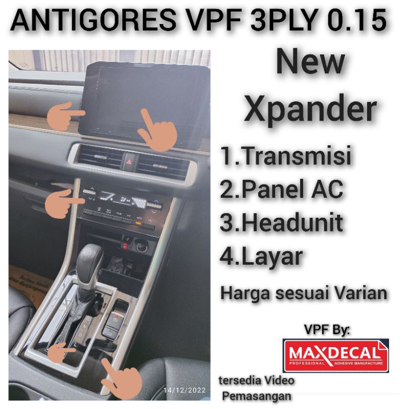 Jual Sticker VPF mitsubishi New Xpander cross ultimate Bening ...