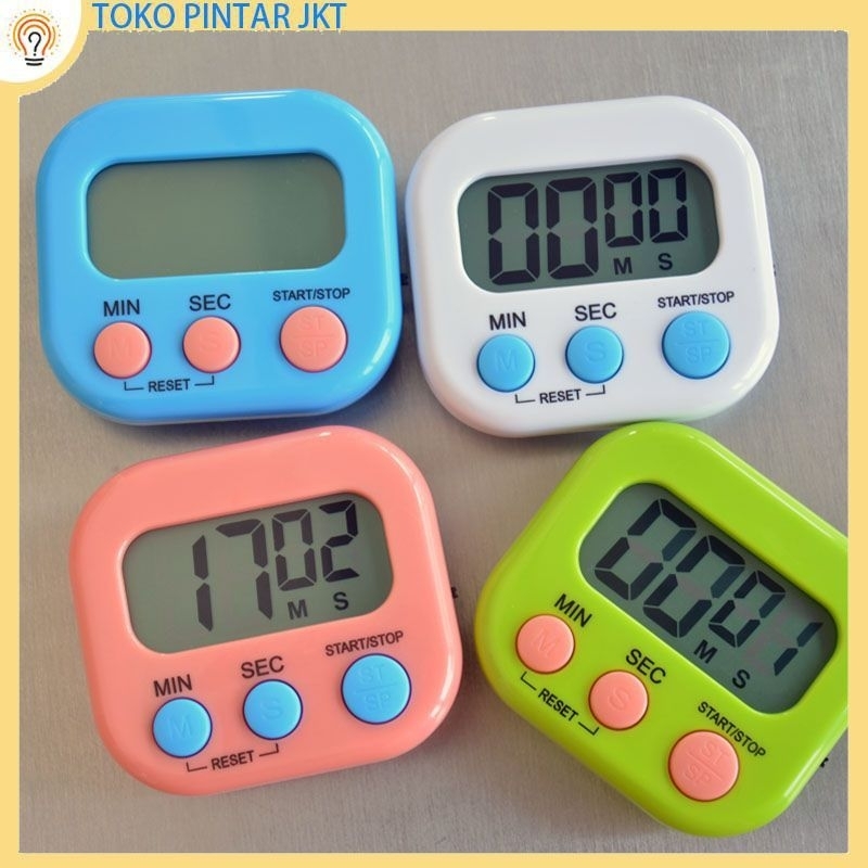 Jual Digital Kitchen Timer Alarm Dapur Masak Clock Stopwatch Jam ...
