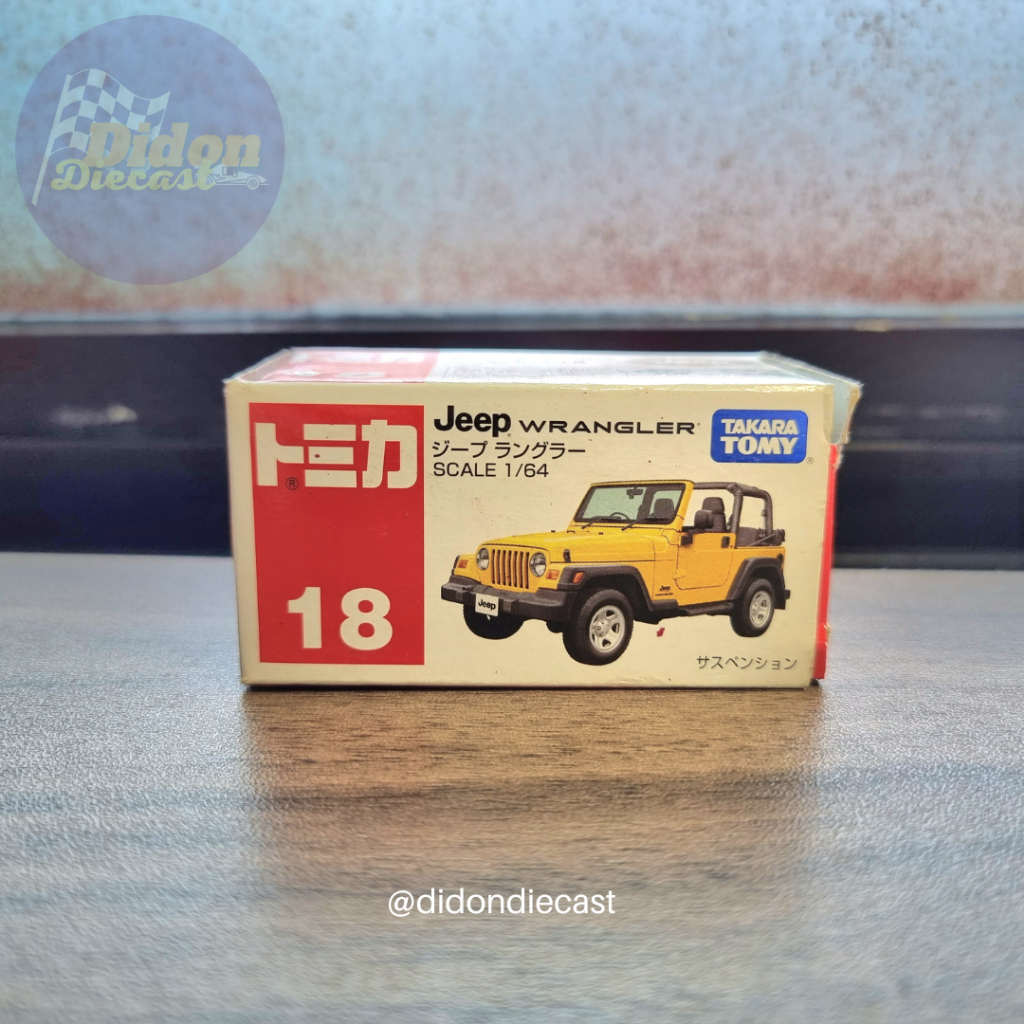 Jual TOMICA JEEP WRANGLER YELLOW TAKARA TOMY MURAH | Shopee Indonesia
