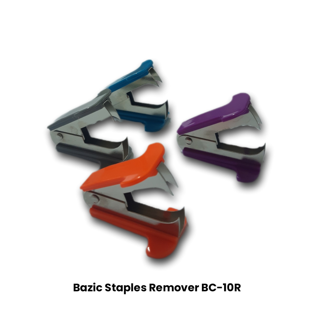 Jual PENCABUT STAPLES REMOVER STAPLER PEMBUKA STAPLES BAZIC BC 10 R ...
