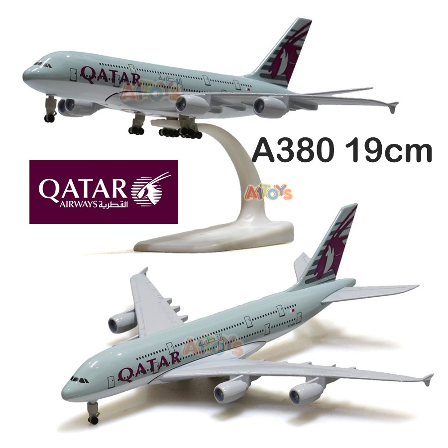Jual Diecast pesawat terbang mainan pesawat terbang besi miniatur pesawat terbang airliner A380 ...