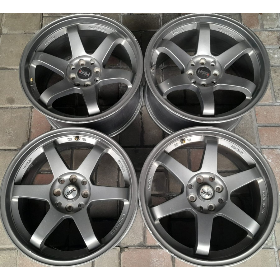 Jual velg mobil second HSR TOKYO ring 17 hole 4x100/114,3 untuk livina ...