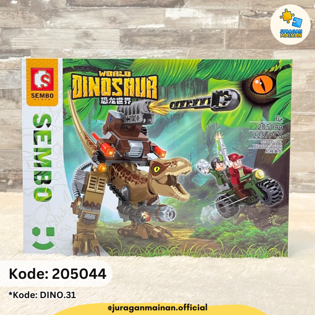 Jual SEMBO BLOCKS World Dinosaur Series - Block Toys Toy Bricks Brick ...