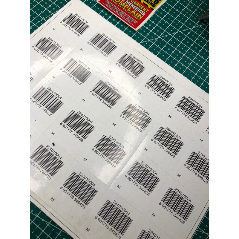 Jual STIKER BARCODE PRICE TAG SUPER PREMIUM HARGA LEMBARAN ISI VARIASI ...