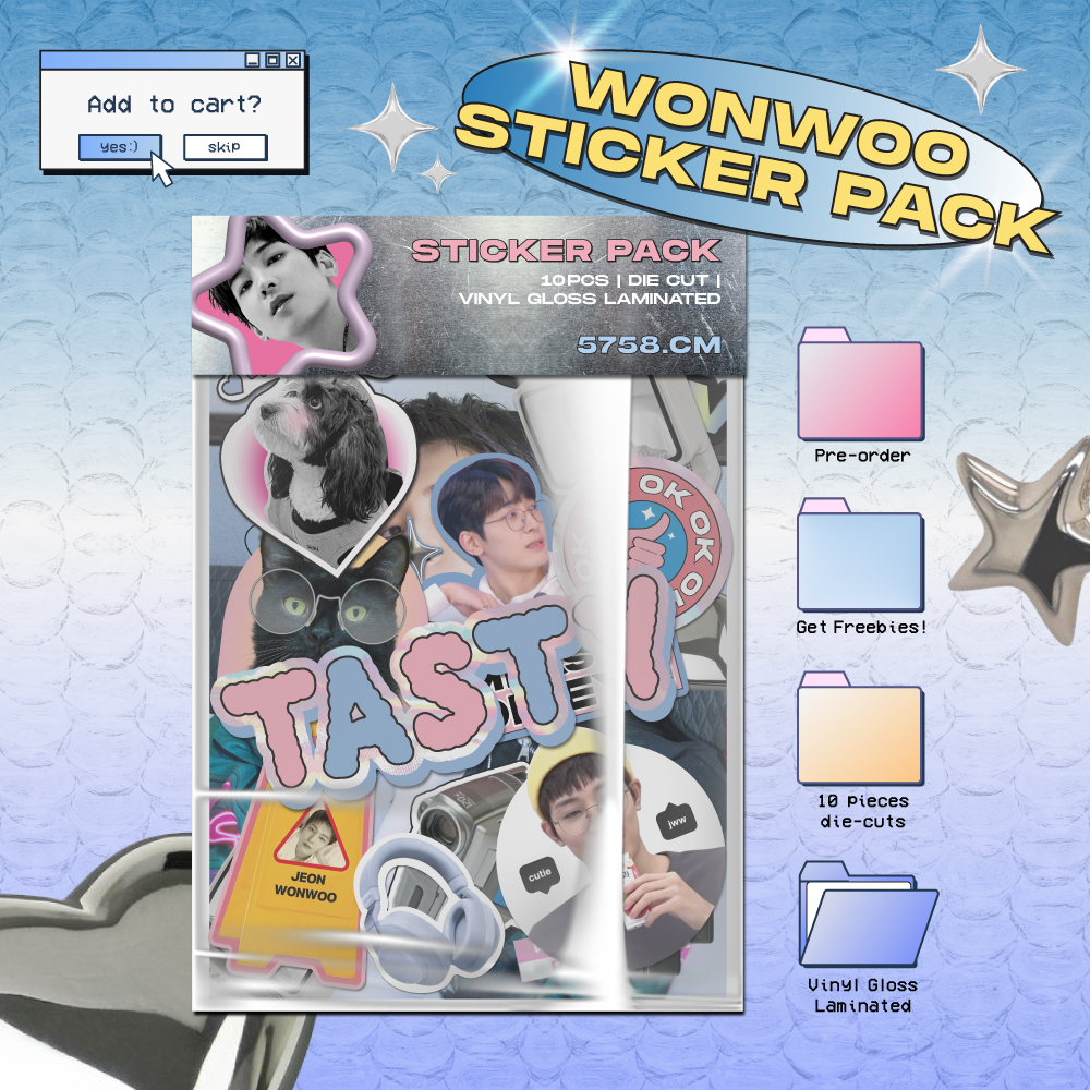Jual WONWOO STICKER PACK | Shopee Indonesia