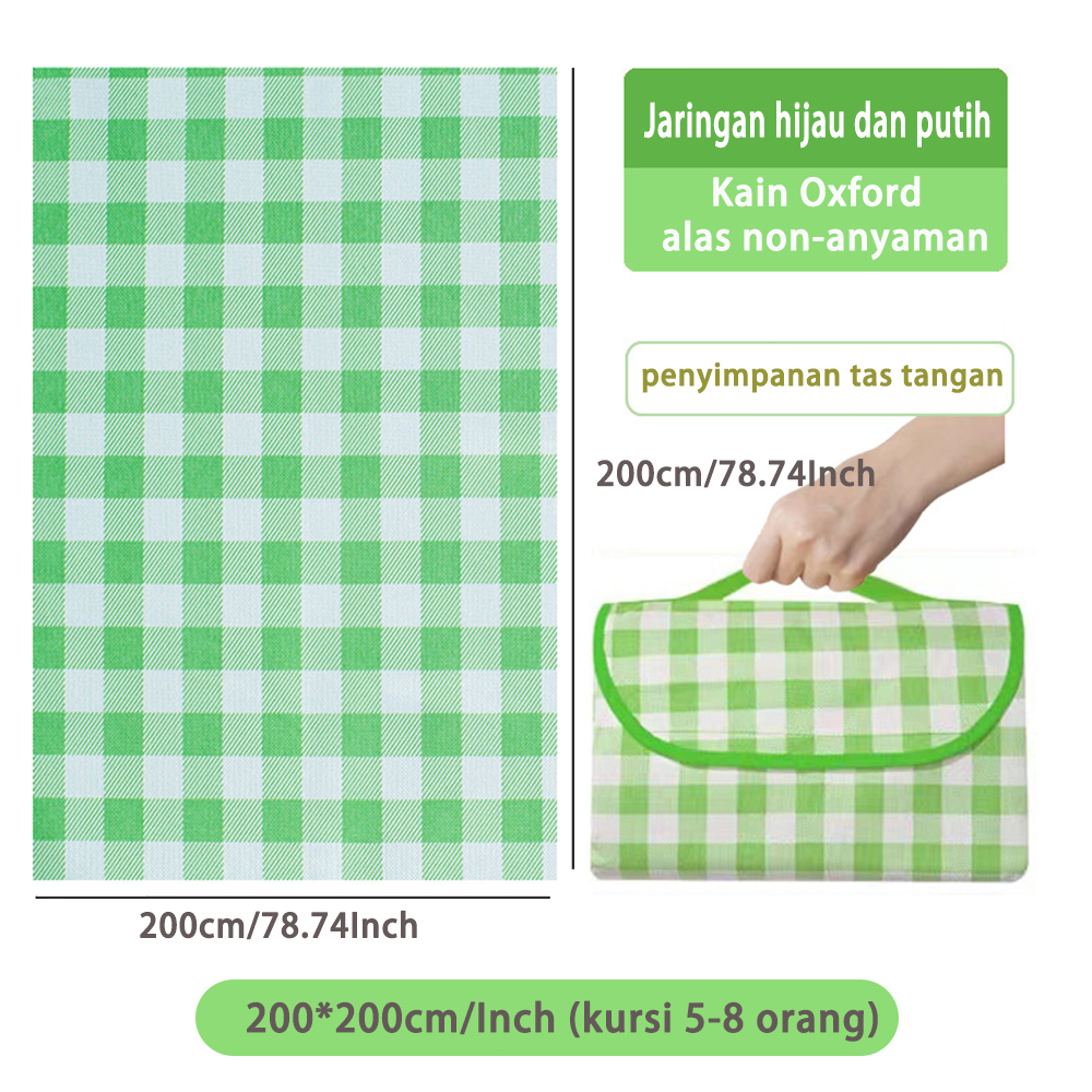 Jual 300*200cm Tikar Lipat/Tikar Piknik/ Alas Piknik /Tikar Pantai Anti ...