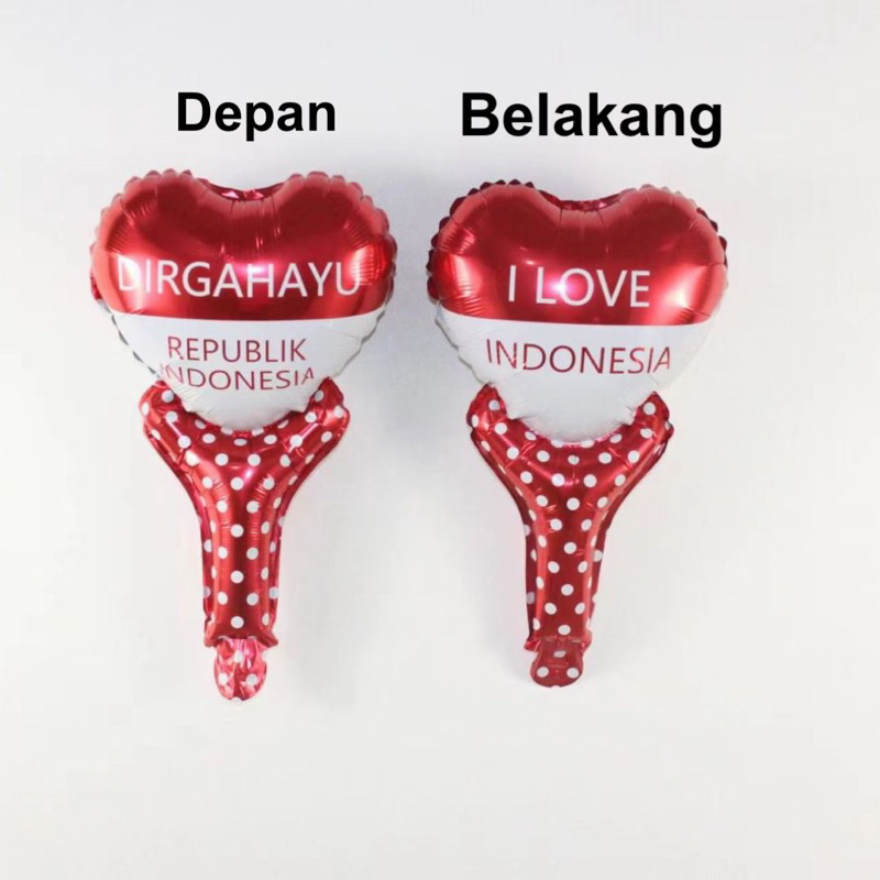 Jual Balon foil HUT RI/17 agustus/kemerdekaan RI/pentungan dirgahayu ...