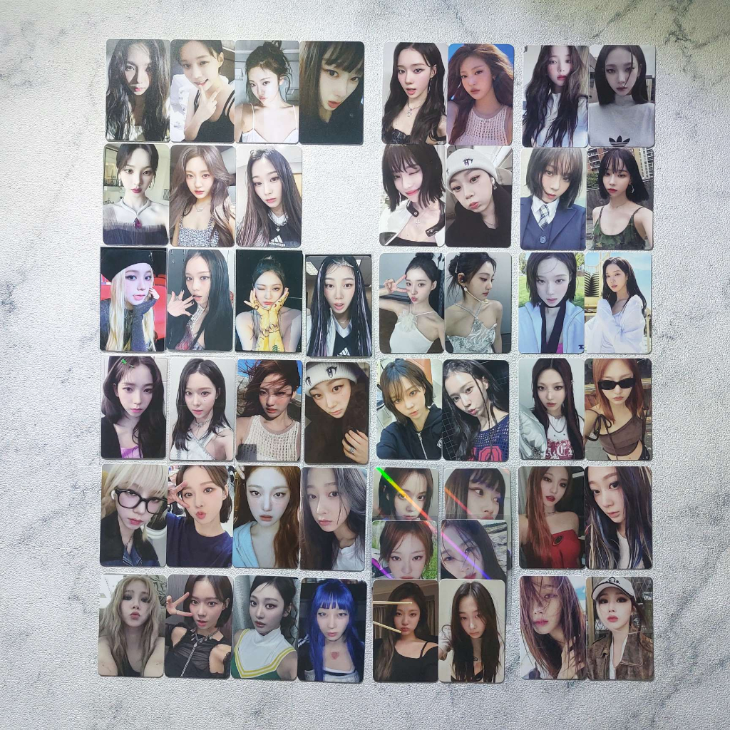 Jual Aespa My World Album PC Photocard Photo Card Karina Winter Giselle Ning Ning POB Benefit ...