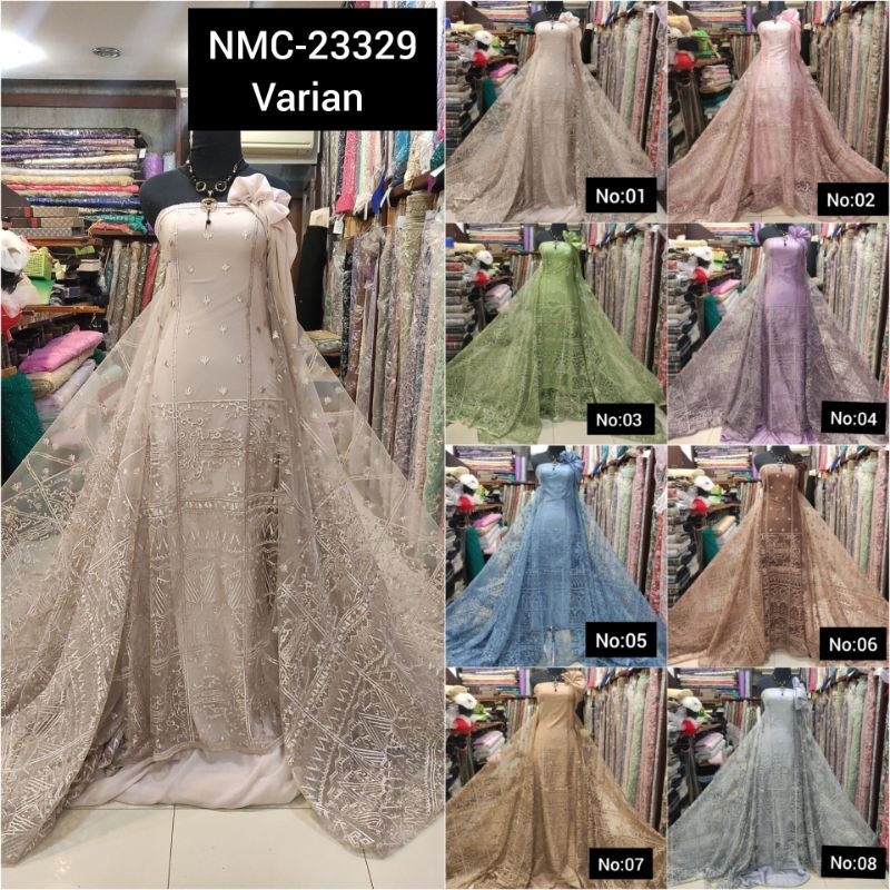 Jual kain Tile Brokat Etnik/Sumba NMC-23329 Varian | Shopee Indonesia