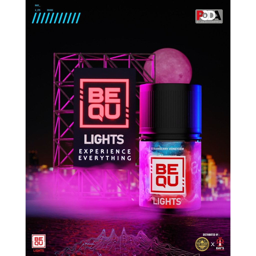 Jual BEQU / BEKU LIGHTS > STRAWBERRY HONEYDEW > 3MG > 60ML // 100% ...