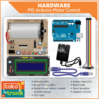 Jual PID Arduino Kontrol Motor DC - Paket Lengkap Belajar Kontrol PID ...