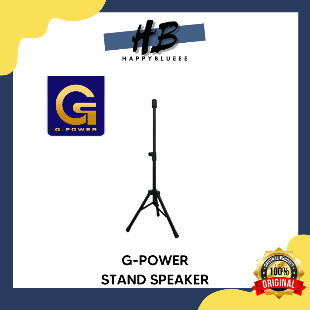 Jual GPOWER STAND SPEAKER TRIPOD / TRIPOD STAND SPEAKER / DUDUKAN STAND SPEAKER | Shopee Indonesia