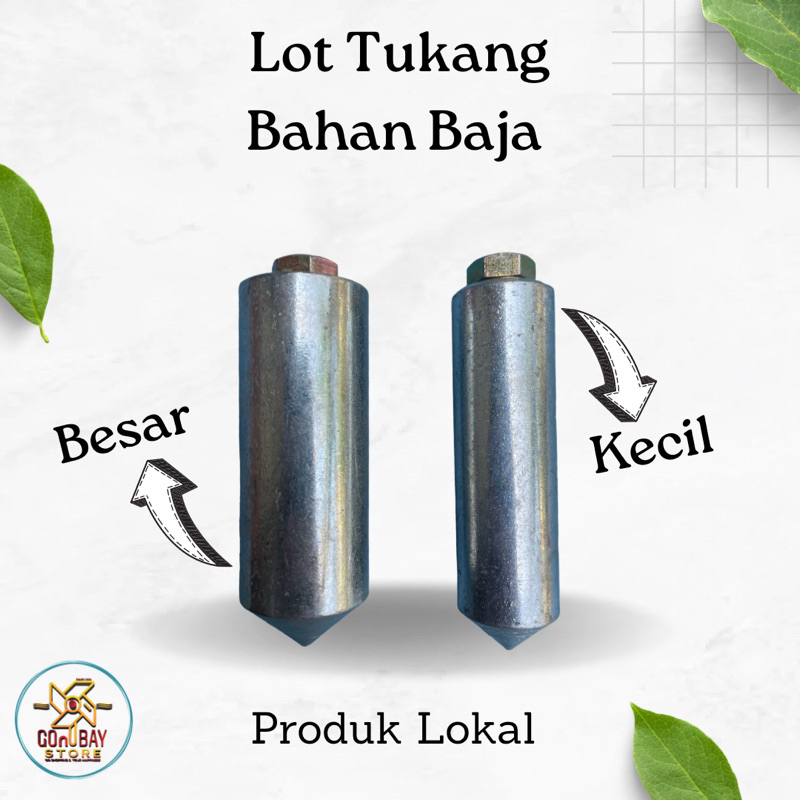 Jual Lot Bandul Tukang Besi Ukur Bangunan Bahan Baja Ukuran Kecil dan ...