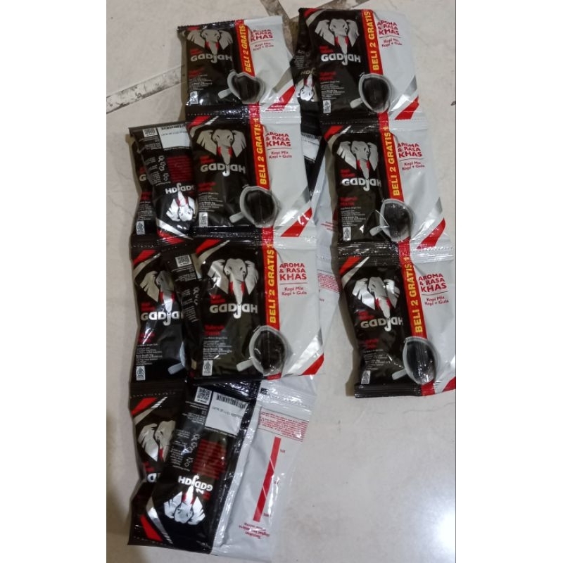 Jual Kopi Gajah Plus Gula Renceng | Shopee Indonesia