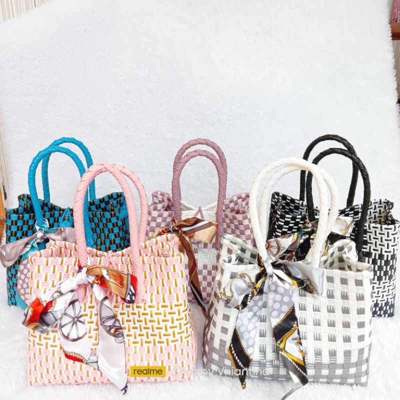 Jual TAS JALI PATTY/TAS ANYAMAN JALI PREMIUM/TAS ANYAM KEKINIAN/TAS ...