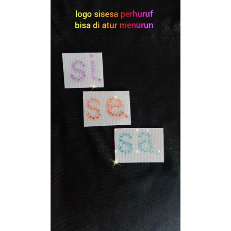 Jual Logo sisesa Swarovski copy per-huruf | Shopee Indonesia