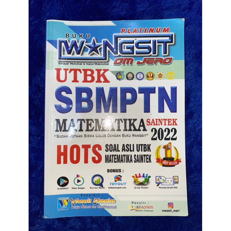 Jual buku wangsit utbk saintek 2022 | Shopee Indonesia
