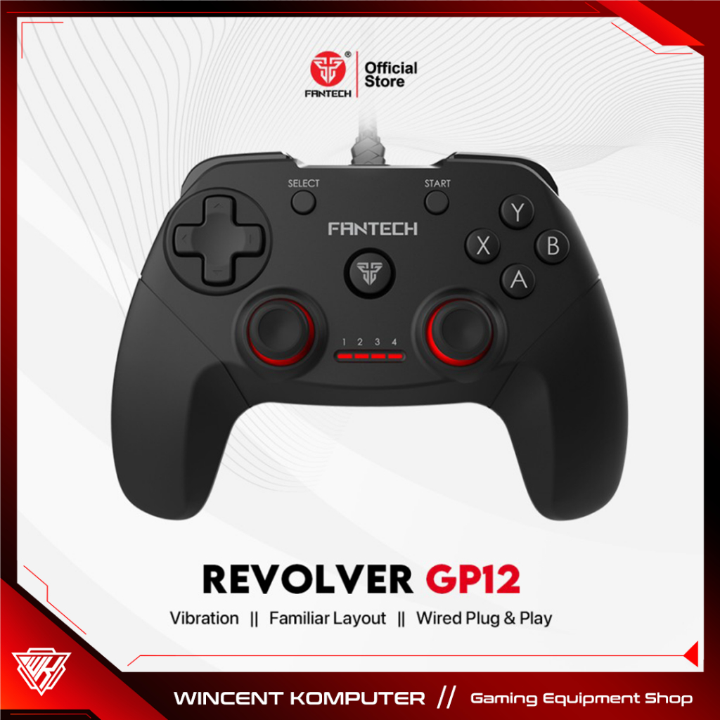 Jual Gamepad Gaming Fantech GP-12 (Compatible With PC & PS3) | Shopee ...