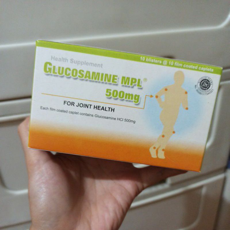 Jual Glucosamine MPL 500mg medikon suplemen sendi strip 10 kaplet ...