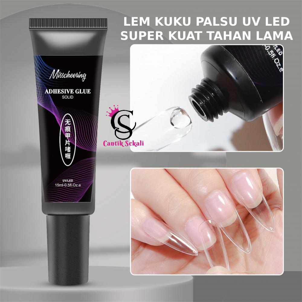Jual Lem Gel untuk Kuku Palsu Lem SoftTip Lem NailTip Super kuat art extension Kuku kutek ...