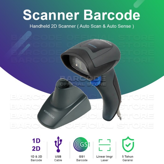 Jual BARCODE SCANNER 2D DATALOGIC QUICKSCAN QD2430 - QD 2430 - 2D ...