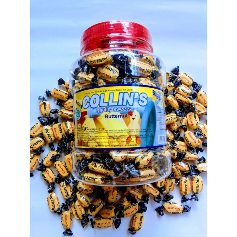 Jual grosir permen Colin toples rasa kacang (isi 208 butir) | Shopee ...