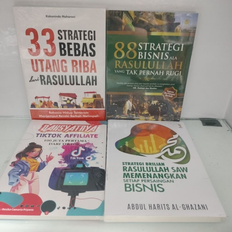 Jual Paket 4 buku 33 strategi bebas utang riba dari rasulullah, 88 ...