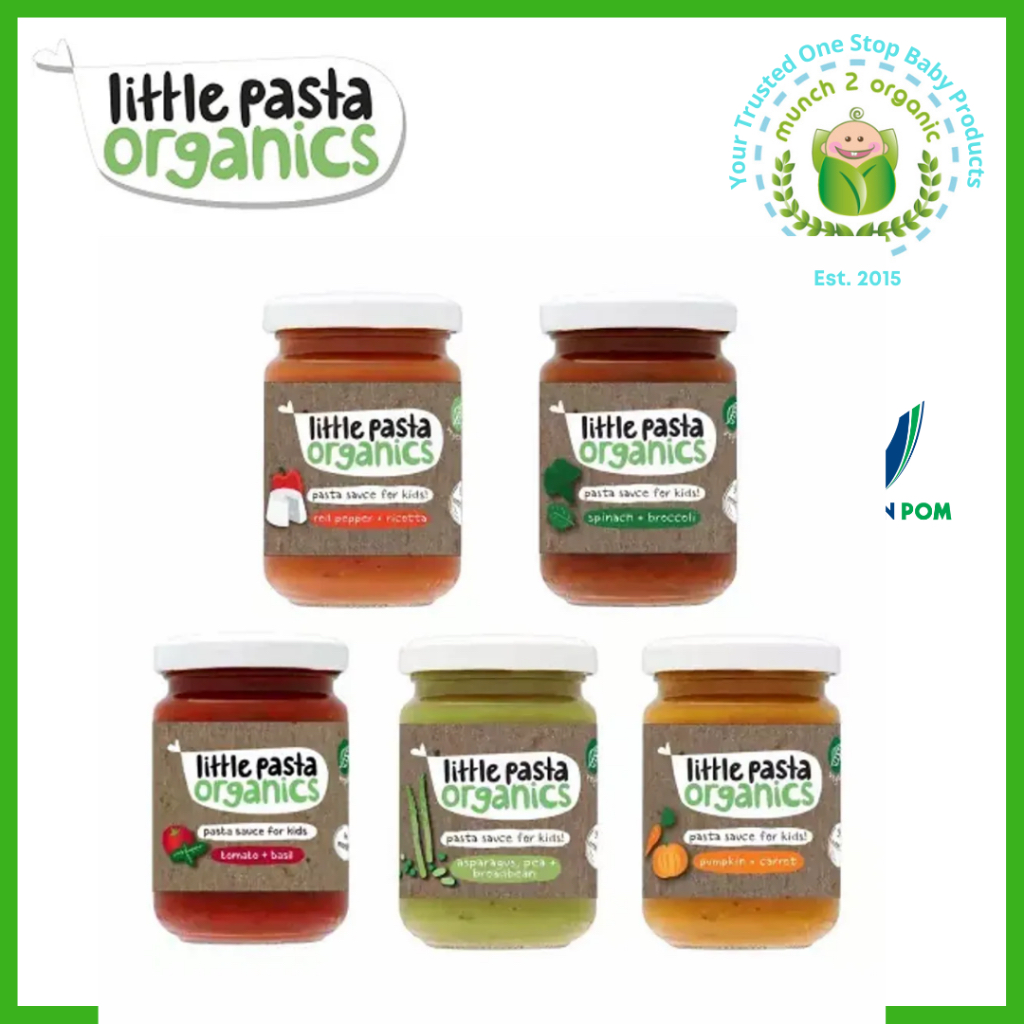 Jual Little Pasta Organics Ready Baby Food Pasta Sauce 130g | Shopee ...