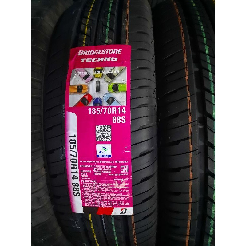 Jual Bridgestone New Techno Ukuran 185/70 R14 Ban Mobil Avanza Xenia Kijang Panther Sigra Calya ...