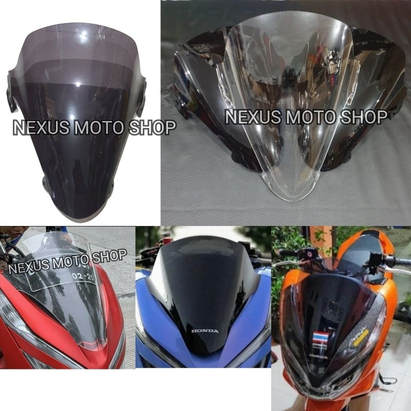 Jual windshield standar pcx150 windshield pcx new visor new pcx150 ...